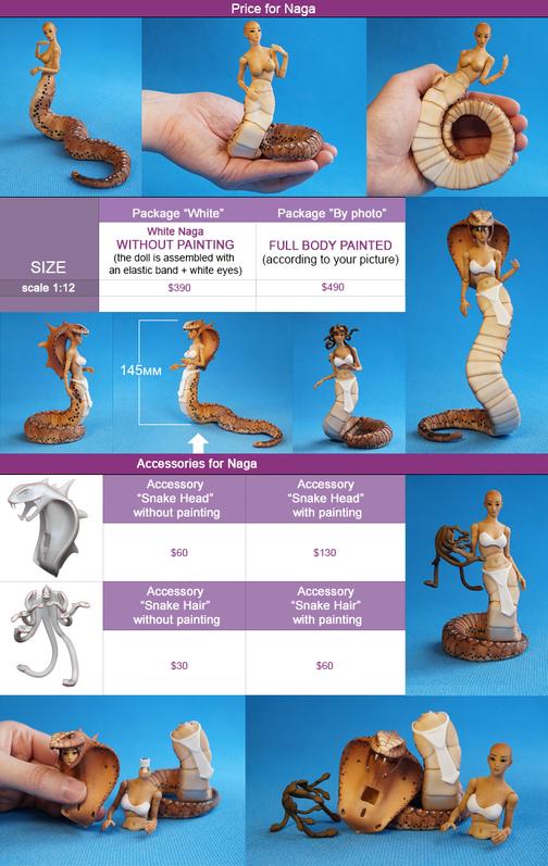 Pricing - Naga BJD dolls