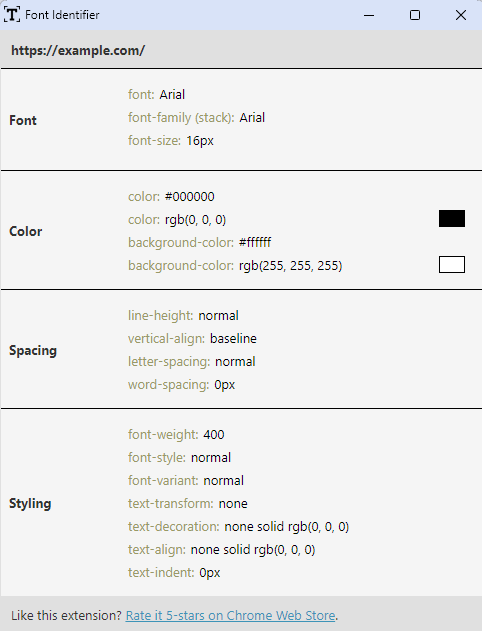 Font identifier | welcome
